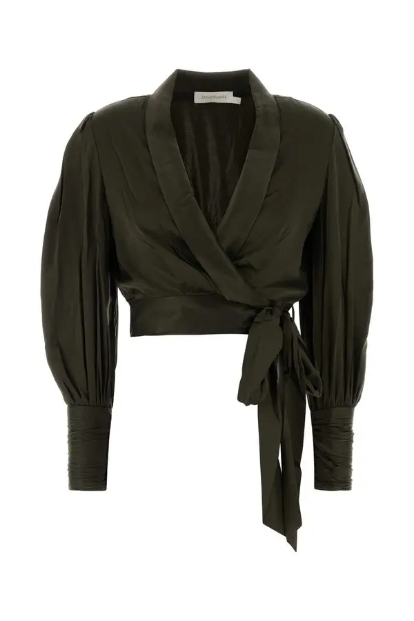 Zimmermann Silk Blouse - Green