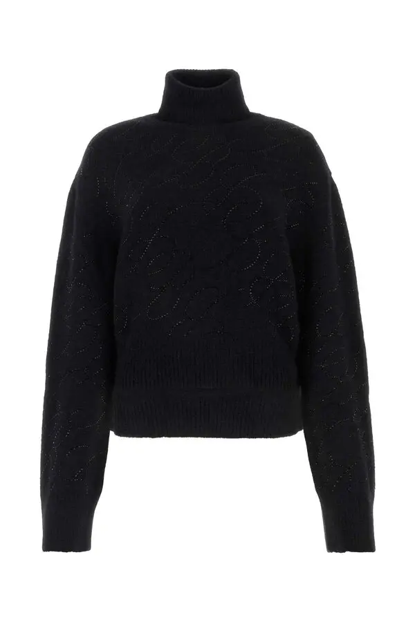 Blumarine Blended Alpaca Knit Sweater For