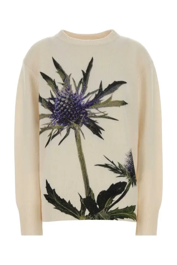Blumarine Blended Wool Knit Sweater