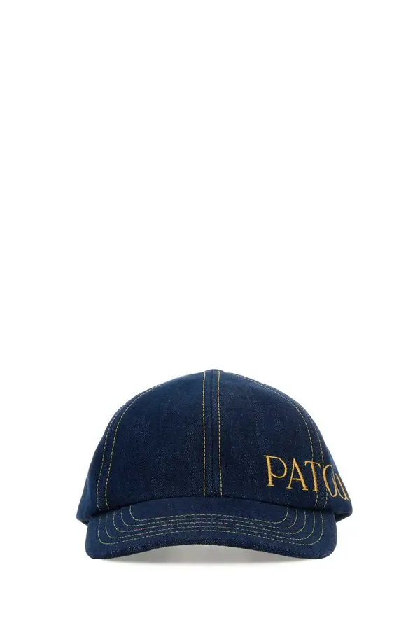 PATOU Denim Baseball Cap - Blue