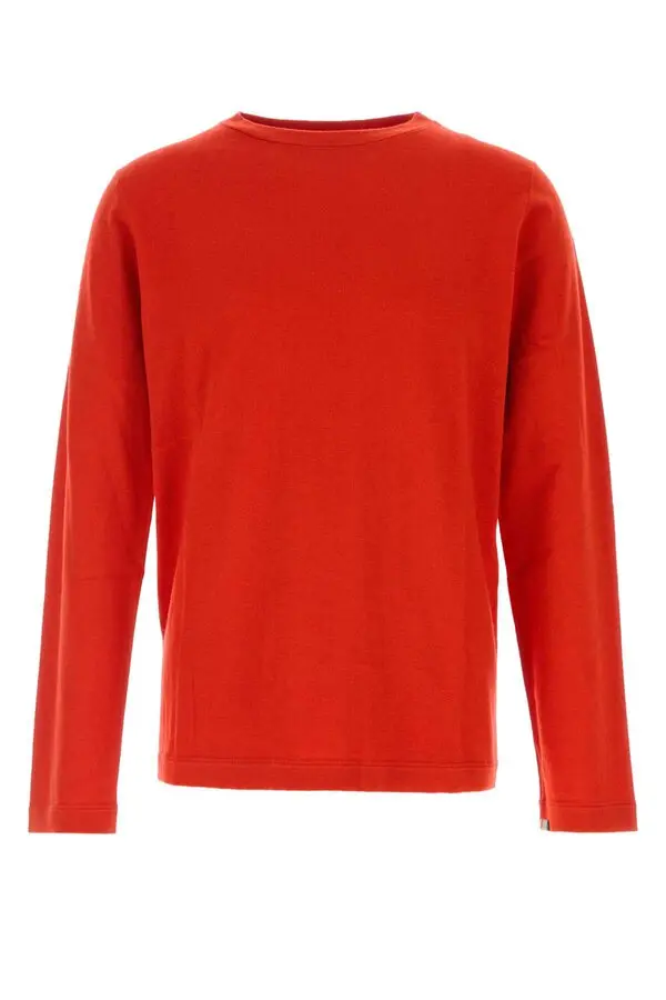 Extreme Cashmere No. 500 Cotton-cashmere Crewneck Sweater - Red