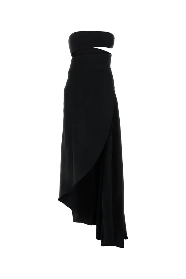 Alaïa Spiral Knit Midi Dress