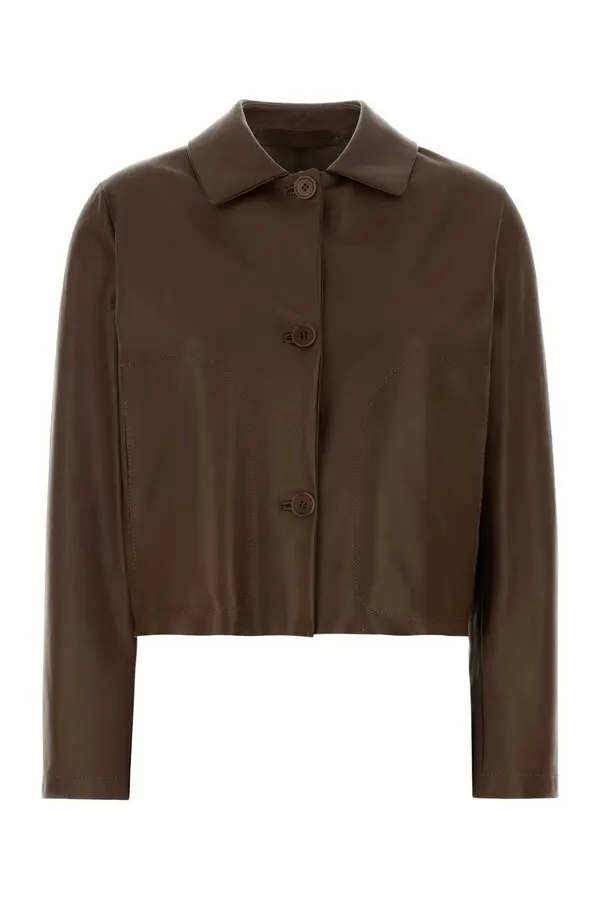 SALVATORE SANTORO Ovine Leather Jacket
