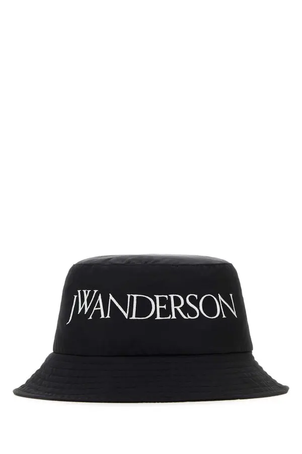 JW Anderson Logo Bucket Hat - Black
