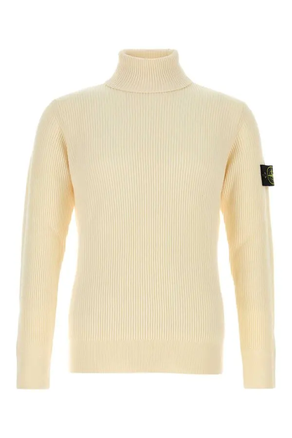 Stone Island 100% Virgin Wool Crewneck Sweater