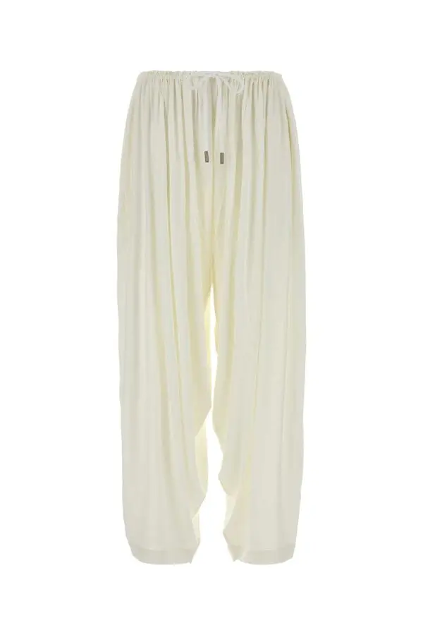 Co Crepe Pant - White