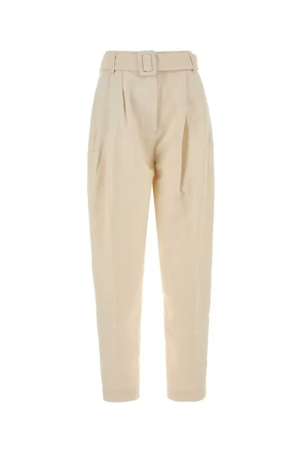 Co T-shirt Pant In Viscose-linen Blend