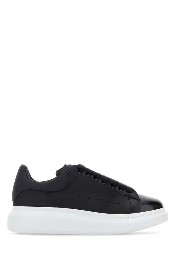 Alexander McQueen Leather Heel Sneaker