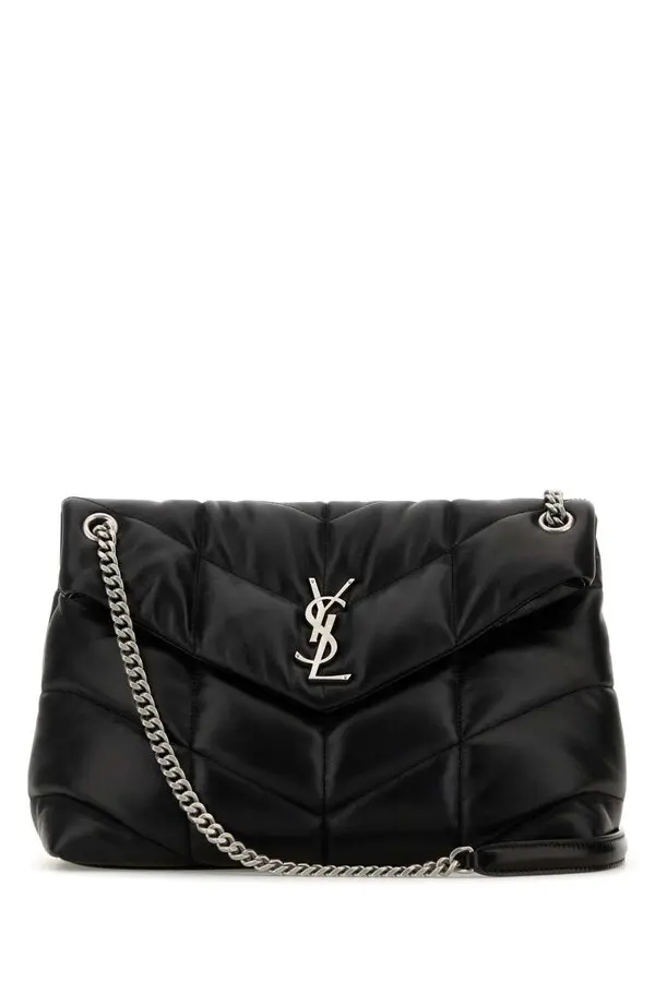 Saint Laurent Nappa Leather Puffer Shoulder Handbag