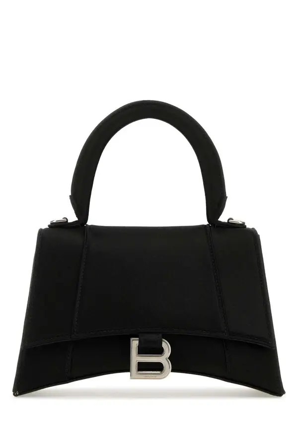 Balenciaga Mini Hourglass Shoulder Bag In Satin