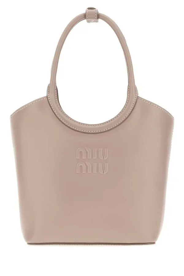Miu Miu 18 Cm Dove Leather Ivy Mini Handbag For