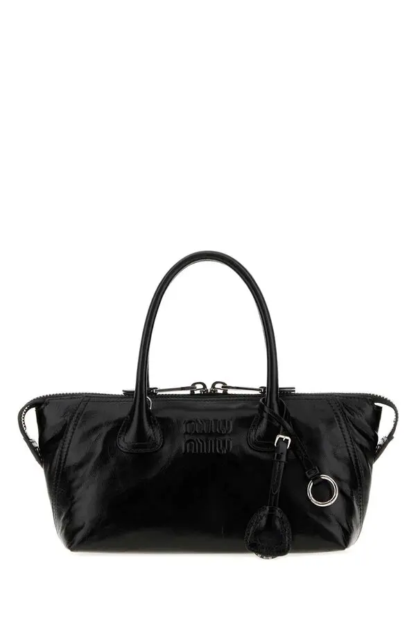Miu Miu Mini Calf Leather Handbag 24 Cm X 16 Cm X 13 Cm