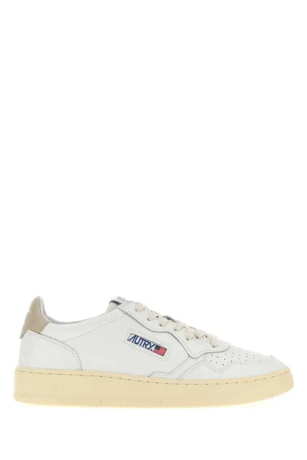 AUTRY Leather Medalist Sneaker - White