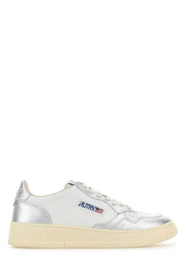AUTRY Leather Medalist Sneakers With Paneled Detail