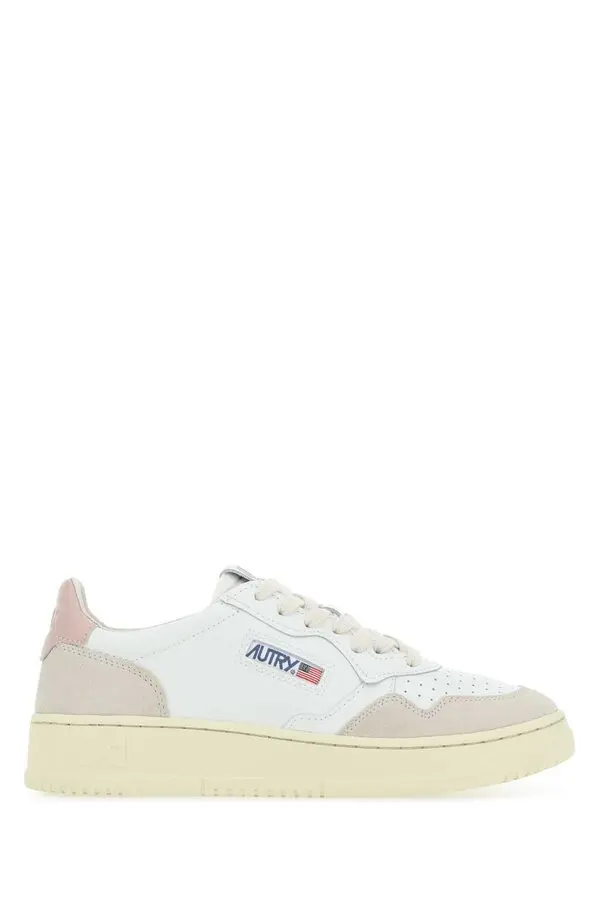 AUTRY Medalist Two-tone Leather & Suede Sneakers - Multicoloured