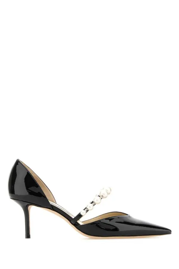 JIMMY CHOO Aurelie 65 Leather Pumps - Black