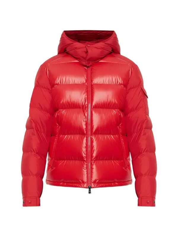 Moncler Maya Short Down Jacket - Red