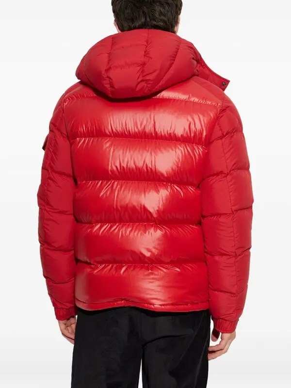 Moncler Maya Short Down Jacket - Red