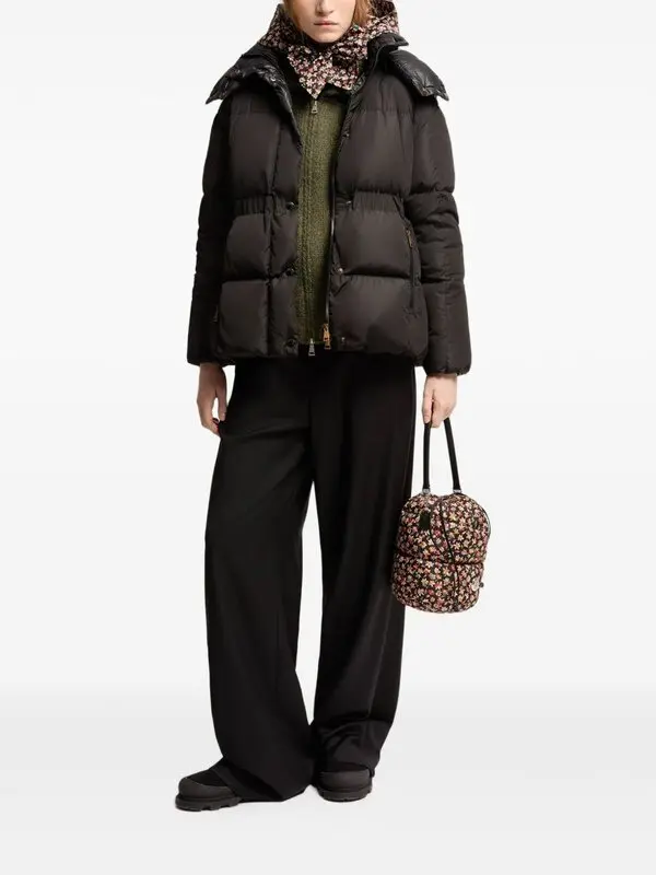 Moncler Agneux Short Down Jacket With Hood