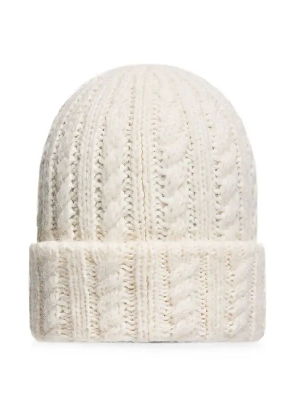 Moncler Logo Wool Beanie