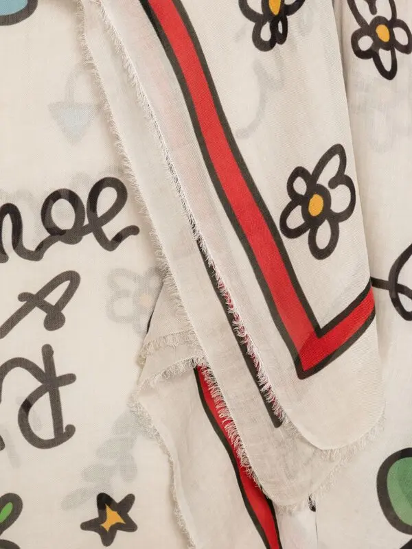 Faliero Sarti To Be Happy Printed Stole