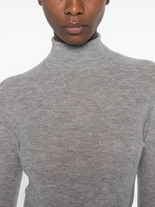 Fabiana Filippi Wool Turtleneck Sweater