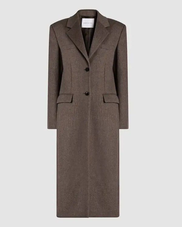 Veronica De Piante Freya Coat In Wool Cashmere