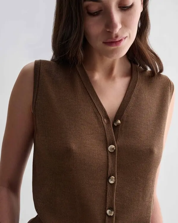 Veronica De Piante Alice Merino Wool Vest