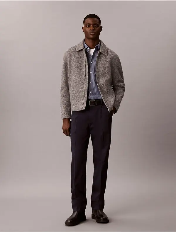 Calvin Klein Sateen Chino Pants - Dark Sapphire