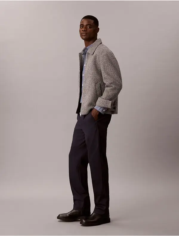 Calvin Klein Sateen Chino Pants - Dark Sapphire