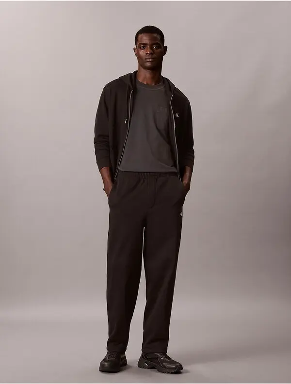 Calvin Klein Tape Fleece Sweatpants - Black