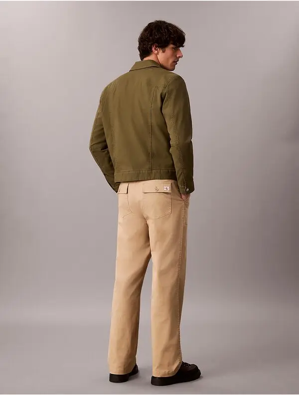 Calvin Klein Baggy Utility Chinos - Travertine