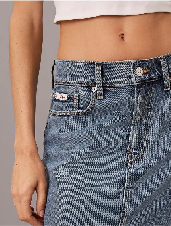 Calvin Klein Denim Maxi Skirt