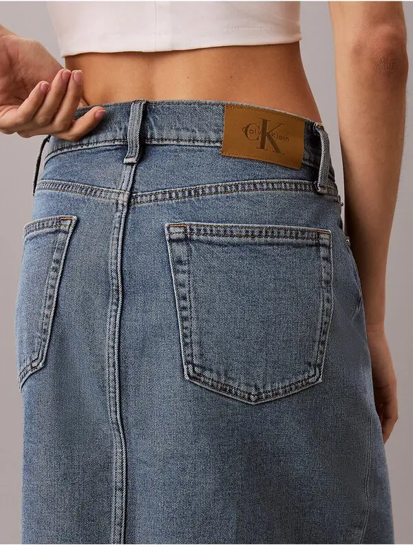 Calvin Klein Denim Maxi Skirt