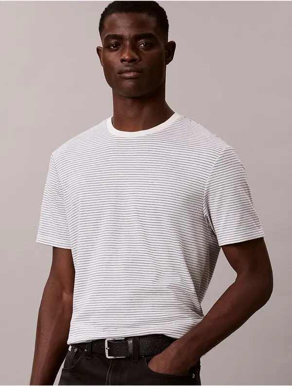 Calvin Klein Supima Cotton Stripe Tee