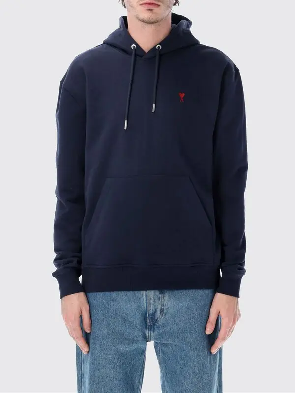 AMI Paris Hooded Sweatshirt - Blue
