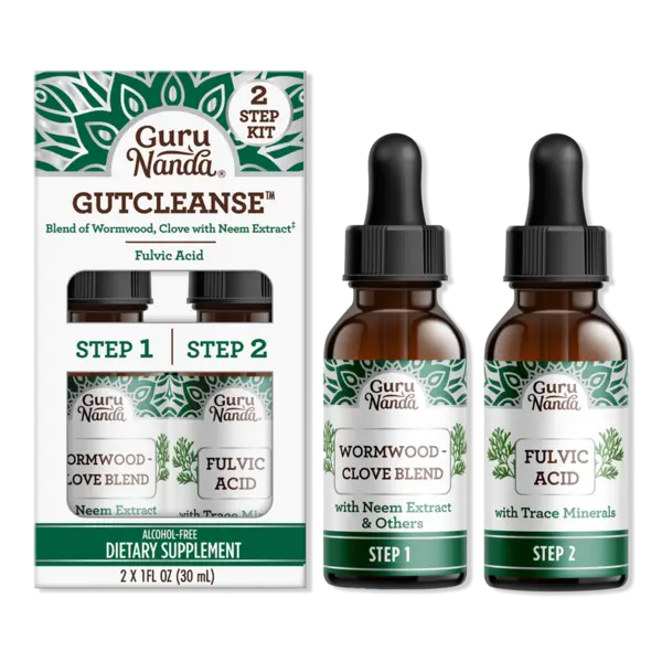GURUNANDA Herbal Gutcleanse Digestive Wellness Support System - One-color