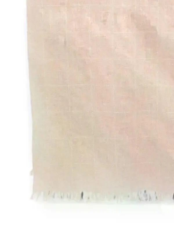 Fabiana Filippi Check Frayed-edge Scarf