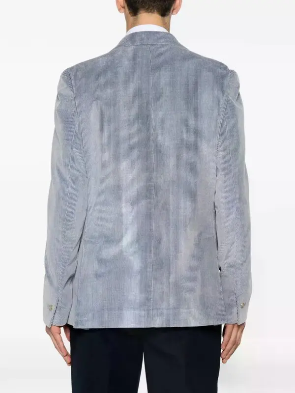 Eleventy Double-breasted Corduroy Blazer