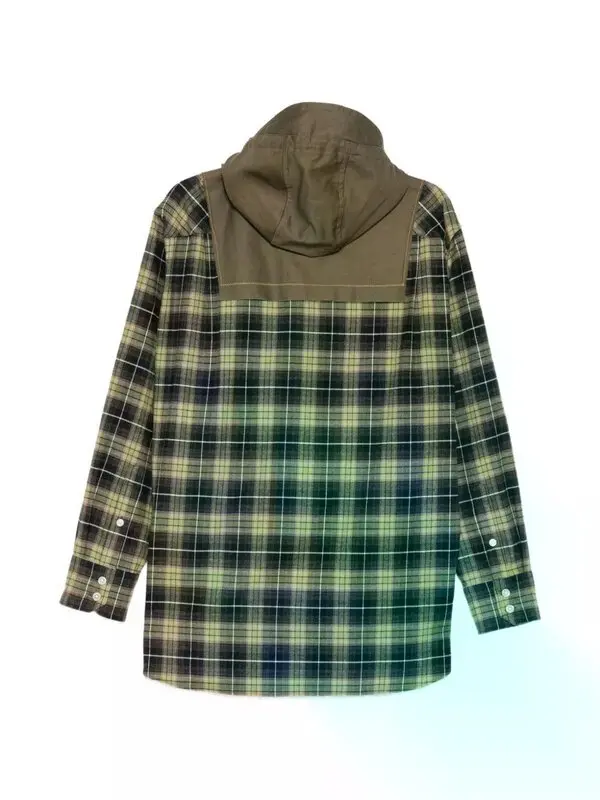 Kolor Check-pattern Patchwork Shirt