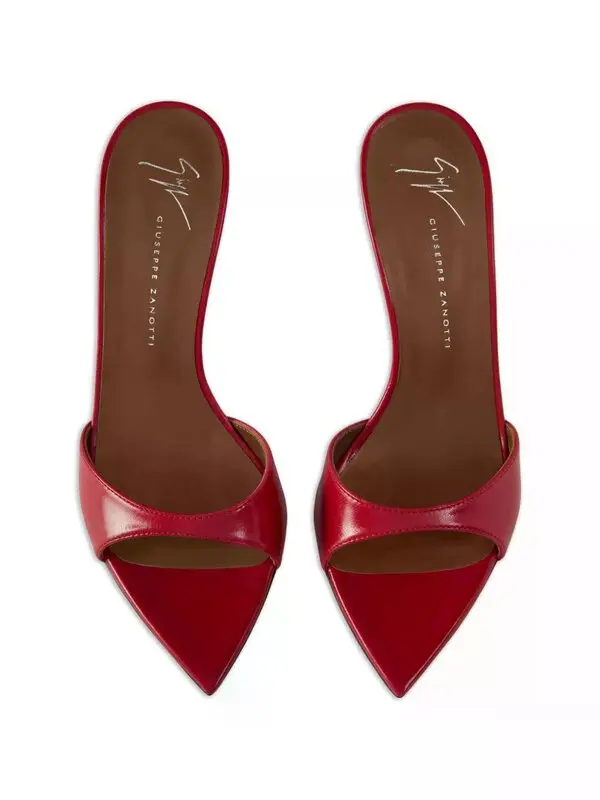 GIUSEPPE ZANOTTI Intriigo 90 Pointed Open-toe Stiletto Mules