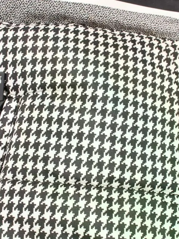 Dior Houndstooth Pattern Hooded Jacket
