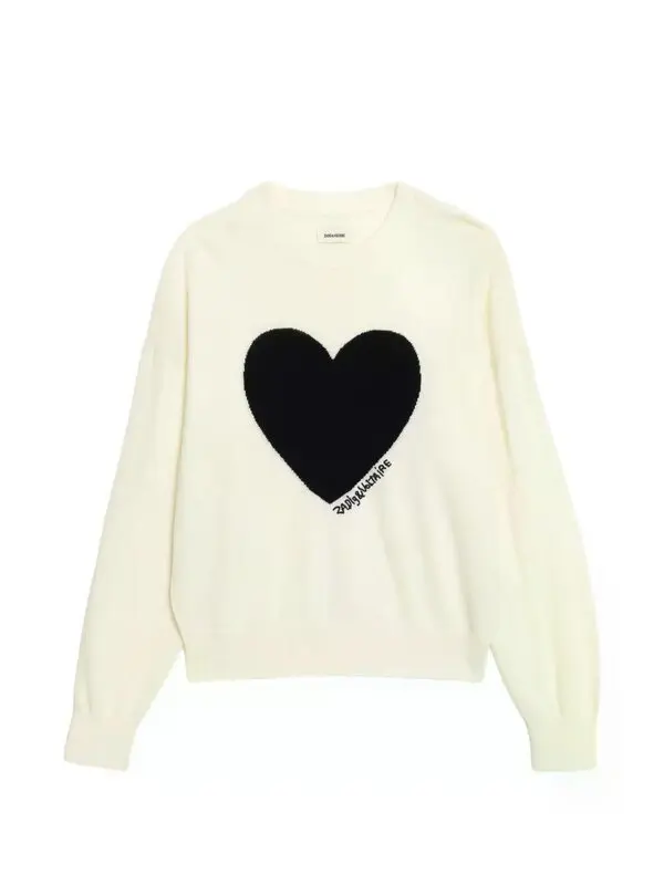 Zadig&Voltaire Gaby Heart Intarsia Sweater