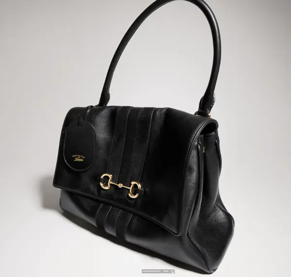 Gucci Paparazzo Medium Top Handle Bag - Black Leather