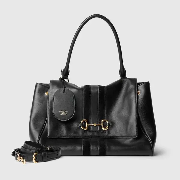 Gucci Paparazzo Medium Top Handle Bag - Black