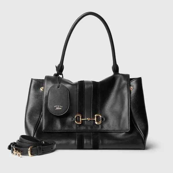 Gucci Paparazzo Medium Top Handle Bag - Black