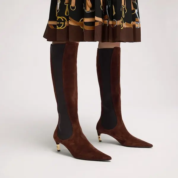 Gucci S Castella Suede Boots