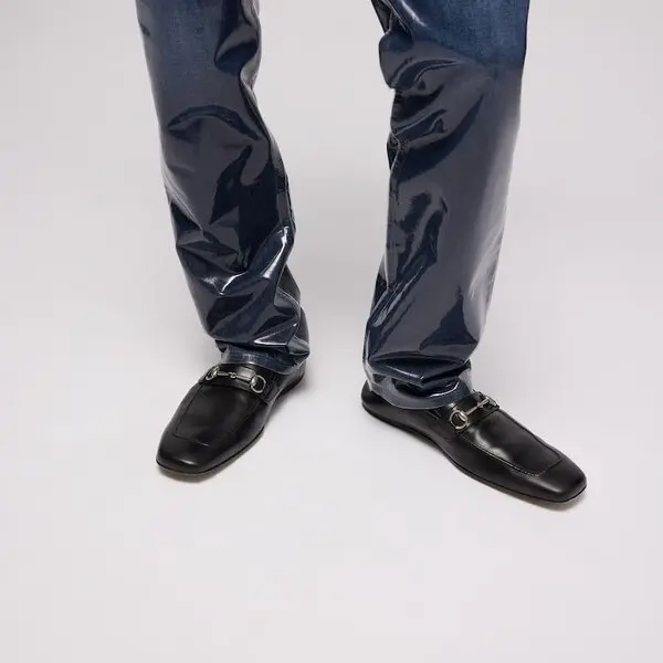 Gucci Leather Horsebit Loafers