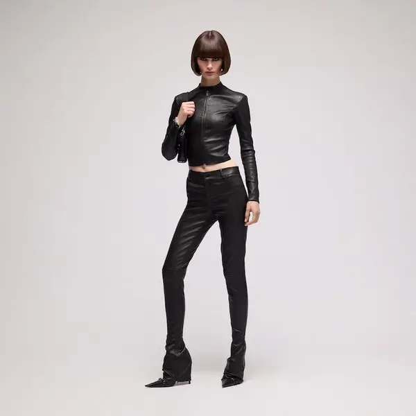 Gucci Lightweight Stretch Leather Jacket