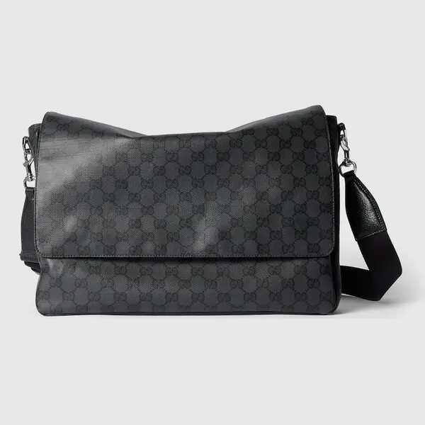 Gucci Essence Classic Medium Crossbody Bag Gg Canvas
